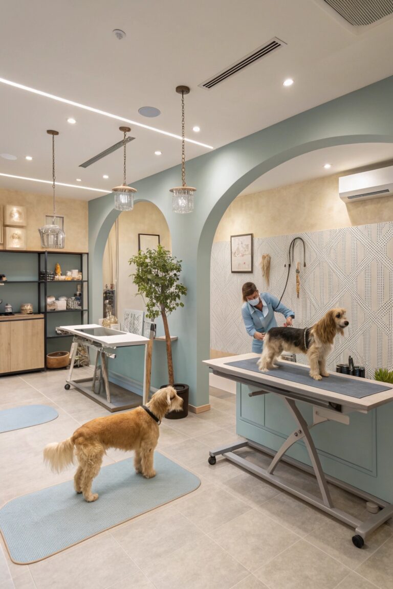 17 Dog Grooming Salon Ideas to Create a Calm, Stylish Pet Spa